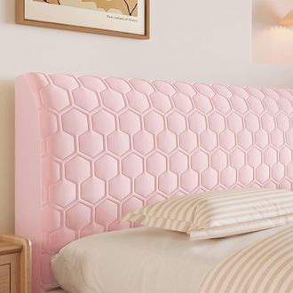 Generic Kopfteil Bezug Weicher Elastisch Staubdichter Bettkopfteil Hussen, Bett-R&uuml;ckenlehnenschutz Dekoration F&uuml;r Doppel Einzel King-Size-Bett Waschbar & Deko