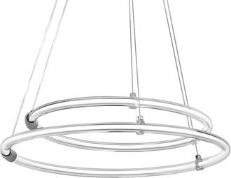 Ledvance Ledvance - Decor Aura, Lampe suspendue 2 flammes en polycarbonate ondul&eacute; avec led et design filament, 21W, 2400 lm, 3000 k, 830 blanc chaud