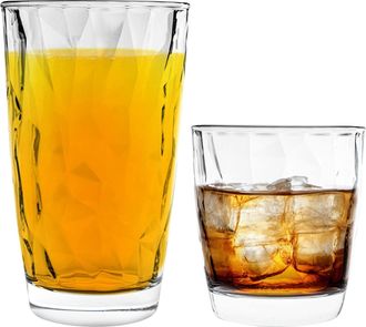 Bormioli Rocco Diamond -Glaswaren -Set - 305ml, 470ml - 12pc