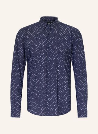 HUGO BOSS Hemd Hank Slim Fit blau