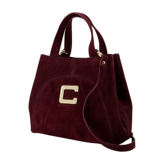 Carel Womens Clem Purse - Carel Leather Burgundy Goatskin Bags Handbags-Purses
