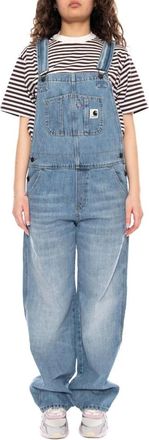 Carhartt Work in Progress Femme, Combinaisons et Ensembles, Bleu, Taille: 36 FR Bib Overall Straight