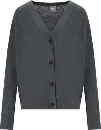 Max Mara Femme, Pulls, Gris, Taille: 40 FR Clarino Cardigan