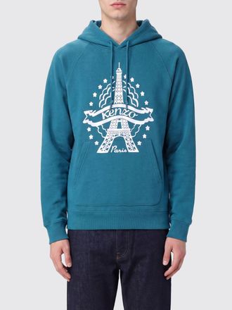Kenzo Baumwoll-Kapuzenpullover Eiffel Tower mit Grafikdruck