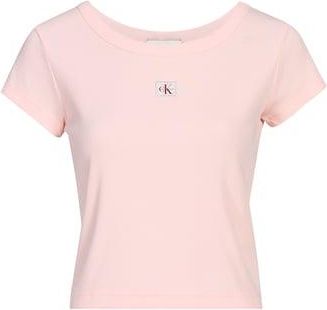 Calvin Klein T-shirt court en coton m&eacute;lang&eacute;
