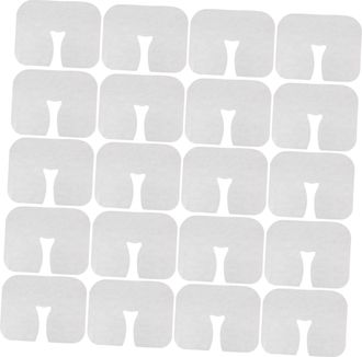 Soimiss 600 St&uuml;ck Gesichtsbez&uuml;ge F&uuml;r Salonbetten Papier Massage Kopfst&uuml;tzenbez&uuml;ge Tragbare Massagetischbez&uuml;ge Spa Gesichtsauflagen Spa Gesichtsbett Kopfst&uuml;tze
