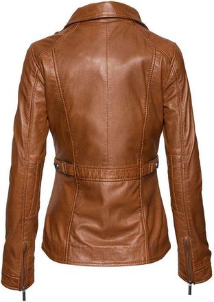 Bugatti Lederjacke (1-St) sportives Design