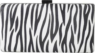 BESPORTBLE Paquet de Soir&eacute;e Femme en PU Blanc &agrave; Motif Z&egrave;bre Pochette L&eacute;g&egrave;re et Polyvalente pour F&ecirc;te et Banquet Paquet &agrave; Bandouli&egrave;re dExt&eacute;rieur Fermeture S&eacute;curis