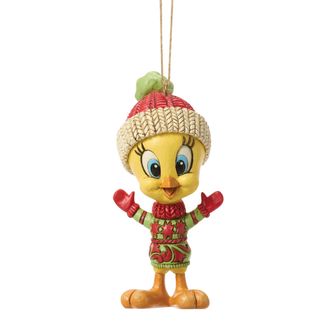 Enesco Looney Tunes by Jim Shore Tweety Vogelfigur zum Aufh&auml;ngen, 10,2 cm, Mehrfarbig