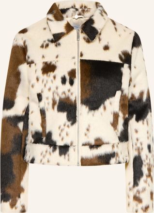 Rino&Pelle Rino & Pelle Kunstfell-Jacke Touka weiss