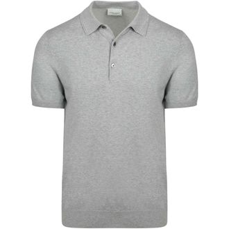 Profuomo Knitted Polo Gris