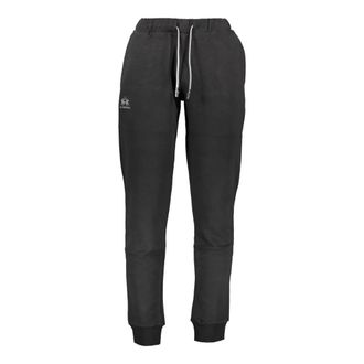 La Martina Sportliche Schwarze Herrenhose mit Elastischem Bund - - Trousers - Herren - Schwarzk - 2XL
