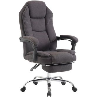 Clp Chaise de bureau Castle Tissu Gris fonc&eacute;
