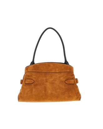 Marc Jacobs Womens Handbag Dakota Suede Sahara Cow Leather Handbags Hand Bags