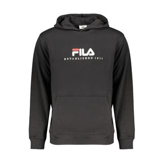 Fila Schwarzes Baumwoll-Herren-Sweatshirt