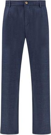Paul & Shark Pantalon droit en laine m&eacute;lang&eacute;e