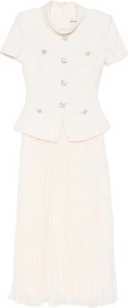 Self Portrait Panelled Midi Dress