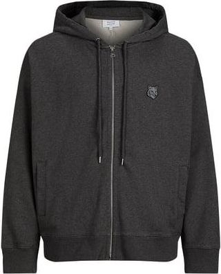 Maison Kitsun&eacute; Sweat oversize en coton m&eacute;lang&eacute;