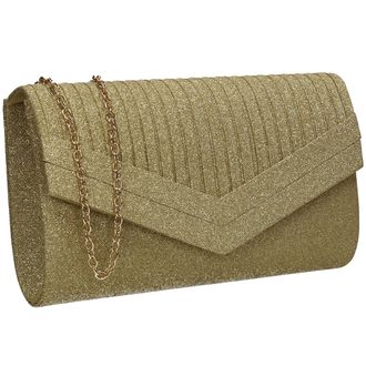 Swankyswans Ruth, Damen Unterarmtasche, GOLD