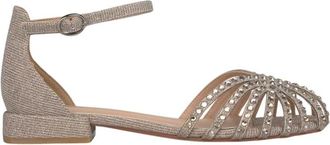 Alma En Pena Alma EN Pena, Femme, Chaussures, Brun, Taille: 42 EU Ballerine avec bracelet de cheville en maille