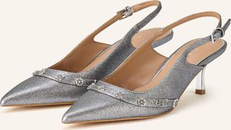 Guess Slingpumps Yanai Mit Nieten silber
