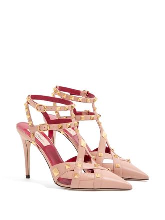 Valentino Garavani Studded Leather Heel - Pink