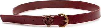 Pinko Pinko, Femme, Accessoires, Rouge, Taille: XS Bird-detail Buckle Belt