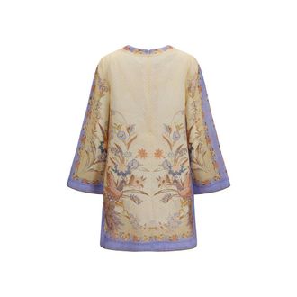 Zimmermann Womens Multicolor Linen Casual Dress
