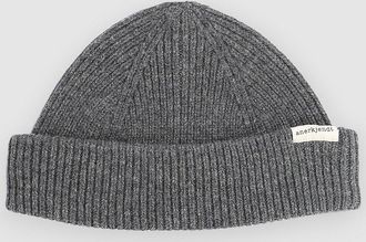 Anerkjendt Aksilvolo Merino Beanie dark grey mel