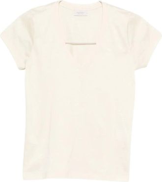 Mazzarelli Femme, Tops, Beige, Taille: 36 FR Calliope Jersey Uni 3