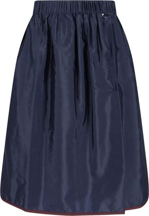 Prada Curled Midi Skirt