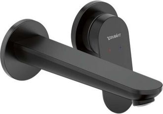 Duravit Wave - Miscelatore Ad Incasso Per Lavabo, Montaggio A 2 Fori, Nero Opaco Wa1070004046 - Duravit