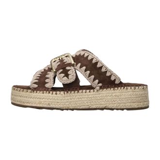 Mou Femme, Chaussures, Brun, Taille: 40 EU Jute Sandal