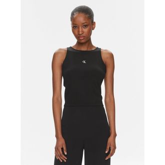 Calvin Klein Jeans Top Archival J20J223107 Schwarz Slim Fit