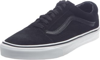 Vans U Old Skool, Sneaker, modisch, Unisex, Erwachsene, Schwarz Suede Black, 40 EU