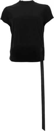 Rick Owens Femme, Tops, Noir, Taille: 38 FR Cropped Small Level T