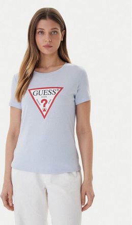Guess T-Shirt W1YI1B I3Z14 Himmelblau Regular Fit