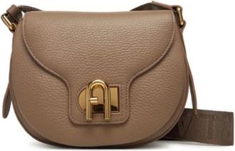 Furla Femme, Sacs, Beige, Taille: ONE Size Lotus Mini Sac Bandouli&egrave;re