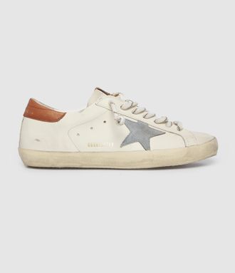 Golden Goose Baskets Homme Super-Star White Grey Brown