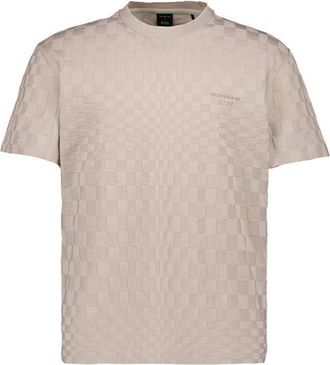 HUGO BOSS Herren T-Shirts beige Baumwolle