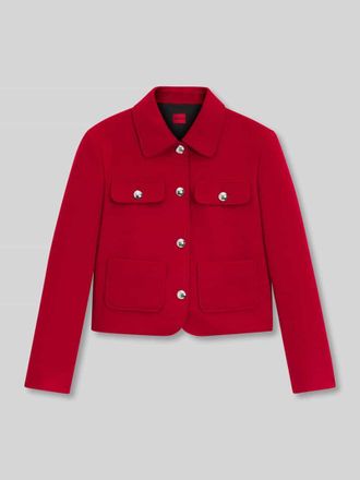 HUGO BOSS Boxy Fit Kurzblazer mit Woll-Anteil Modell AGESIA