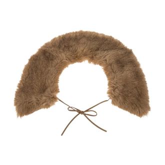By Malene Birger Cowie Collar - Femme - Accessoires - Brun - Taille: ONE Size