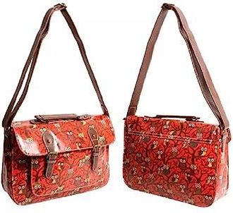 Generic Sac &agrave; main pour femme avec imprim&eacute; hibou - Sac de voyage durable, Rouge, One Size