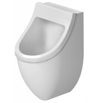 Duravit Starck 3 Urinal 350x330x575mm Wei&szlig; Hochglanz geschlossen, Absauger, Zulauf hinten, waagerecht - Duravit