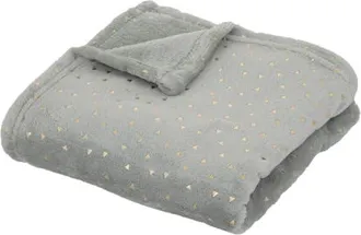 Atmosphera Atmosphera - Plaid Enfant Berlingot - Flanelle - Bleu - 75x100 cm