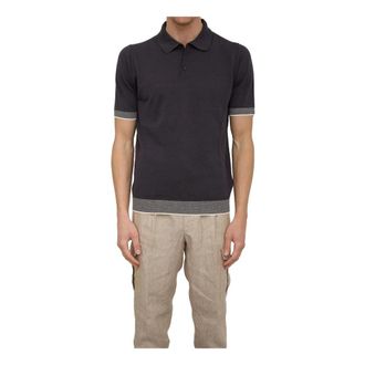 PESERICO Klassisches Poloshirt f&uuml;r M&auml;nner - - Tops - Herren - Blau - XL