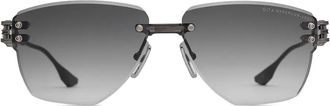 Dita Eyewear rimless geometric-frame sunglasses - Schwarz