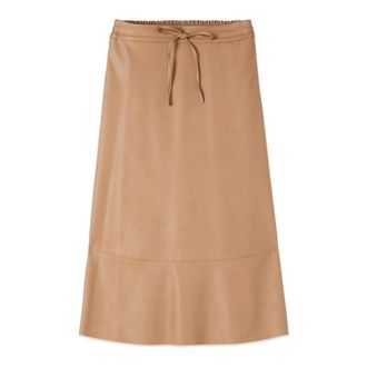 Oltre A-Linien Midi-Rock - - Skirts - Damen - Beige - L