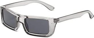 Generic Lunettes de soleil carrées pour conduite et équitation 2025 pour hommes et femmes, lunettes de soleil décoratives rétro pour tir de rue (couleur : G, 