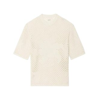 Zadig&Voltaire Femme, Pulls, Beige, Taille: 36/38 FR Malyna Knit